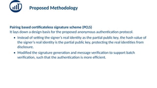 anonymous and efficient authentication scheme for privacy-preserving distributed learning | PDF