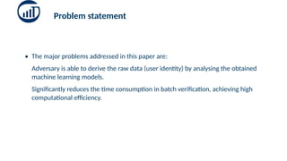 anonymous and efficient authentication scheme for privacy-preserving distributed learning | PDF