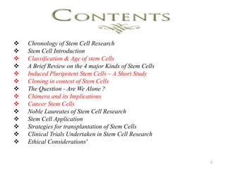 Overview of Stem Cell | PPT