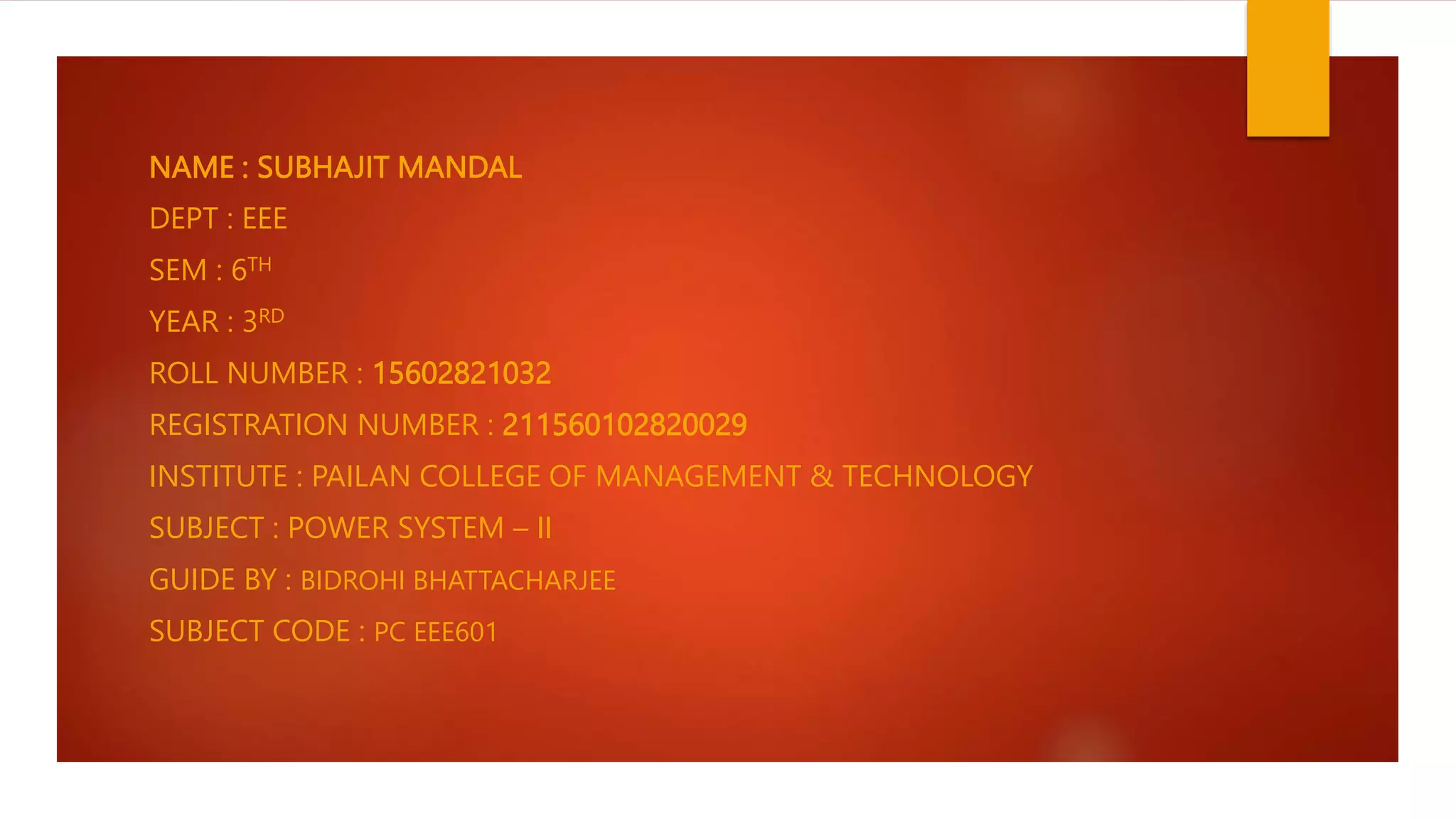 Subhajit Mandal_Power System II.pptx