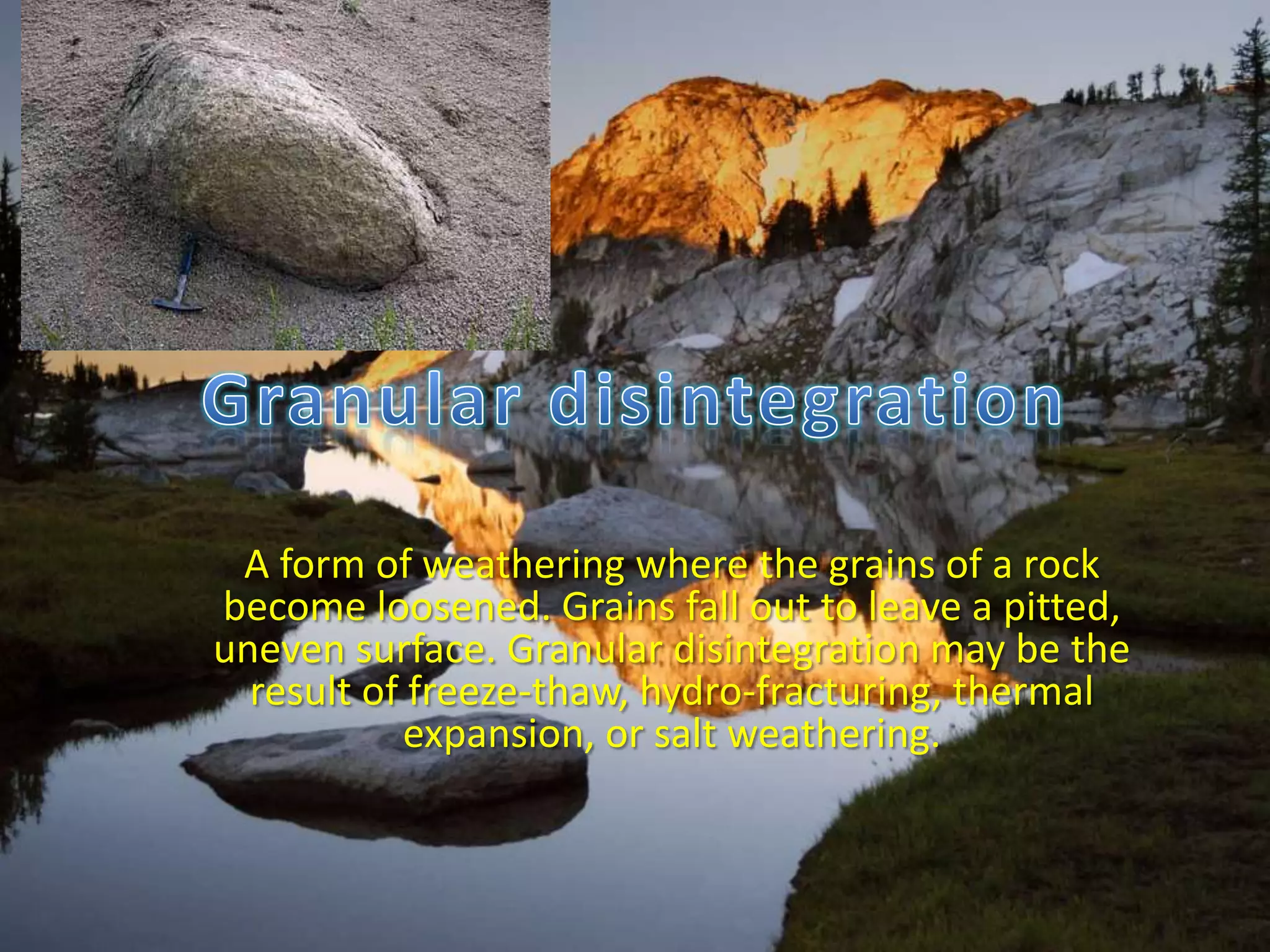 weathering - meaning and effects | PPTX