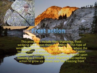 weathering - meaning and effects | PPTX