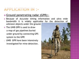 Ultra wide band technology | PPTX