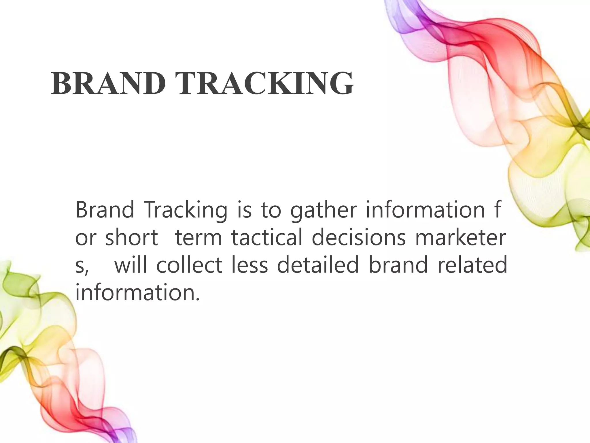 Brand tracking | PPT