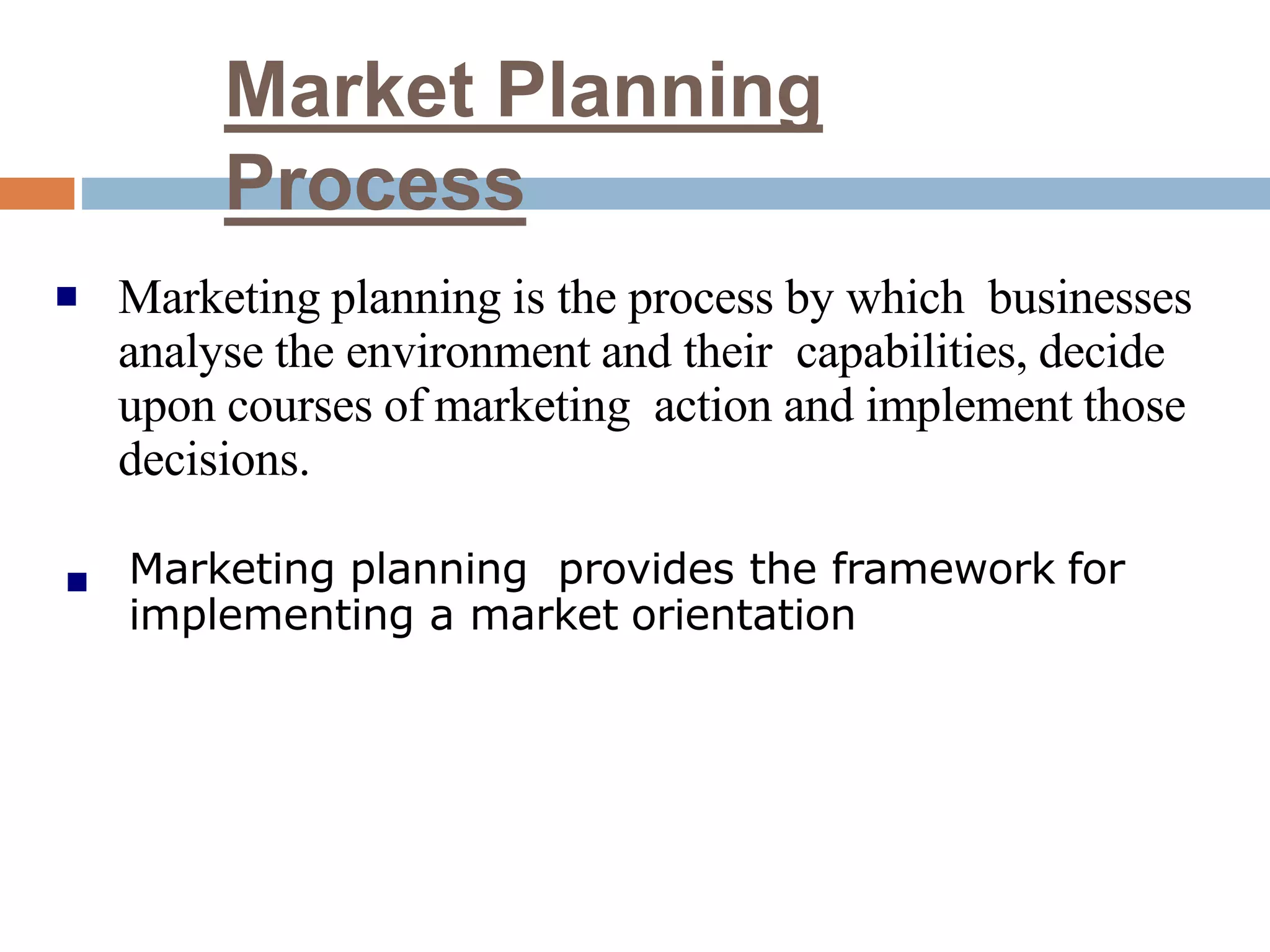 Marketing Planning Process | PPTX