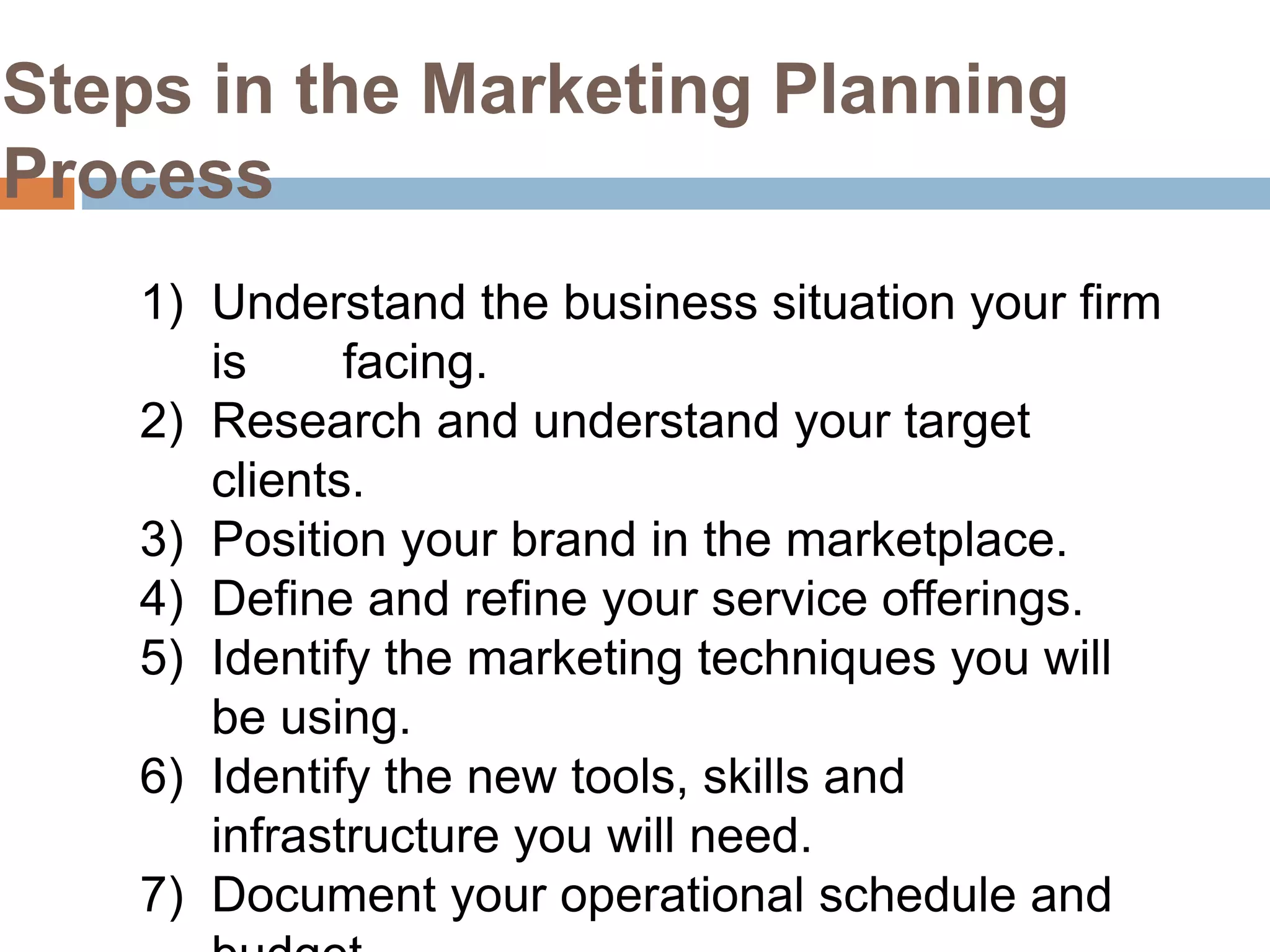 Marketing Planning Process | PPTX