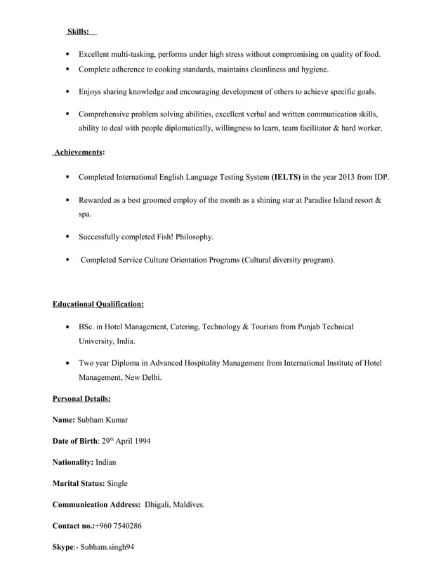 Subham resume (2) (1) | DOC