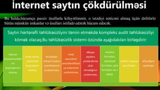 Security of internet sites | PPTX