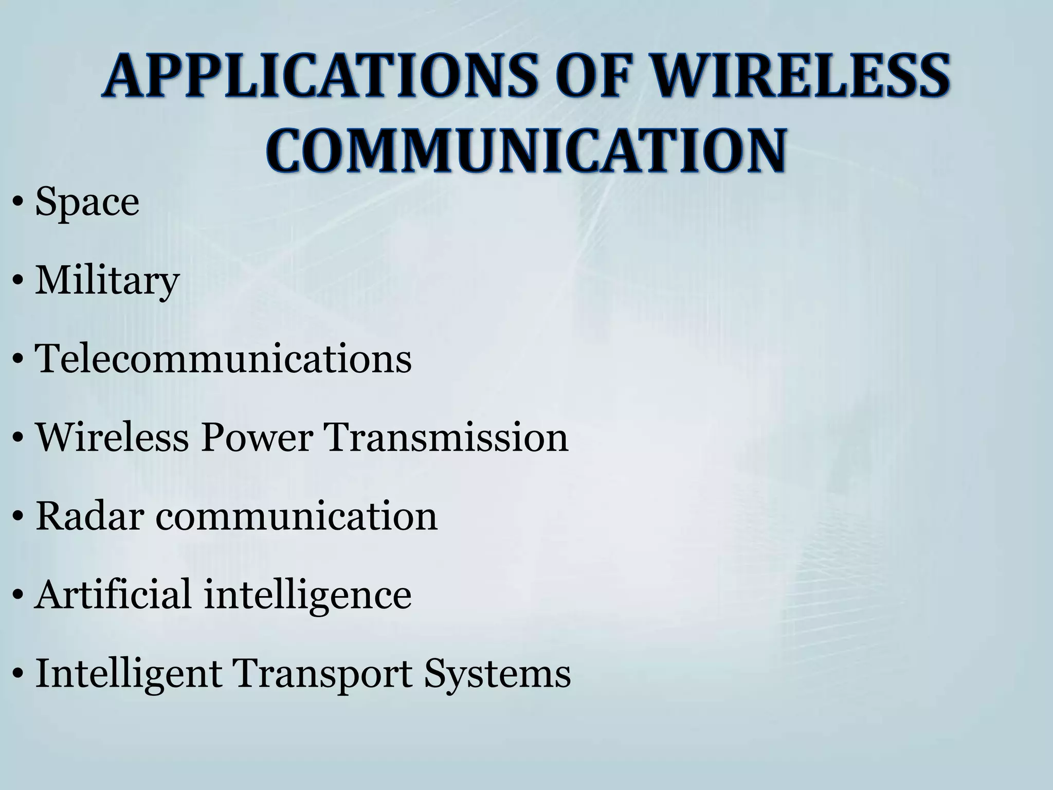 wireless communication system | PPTX