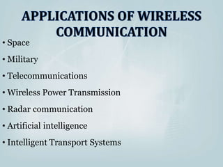 wireless communication system | PPTX