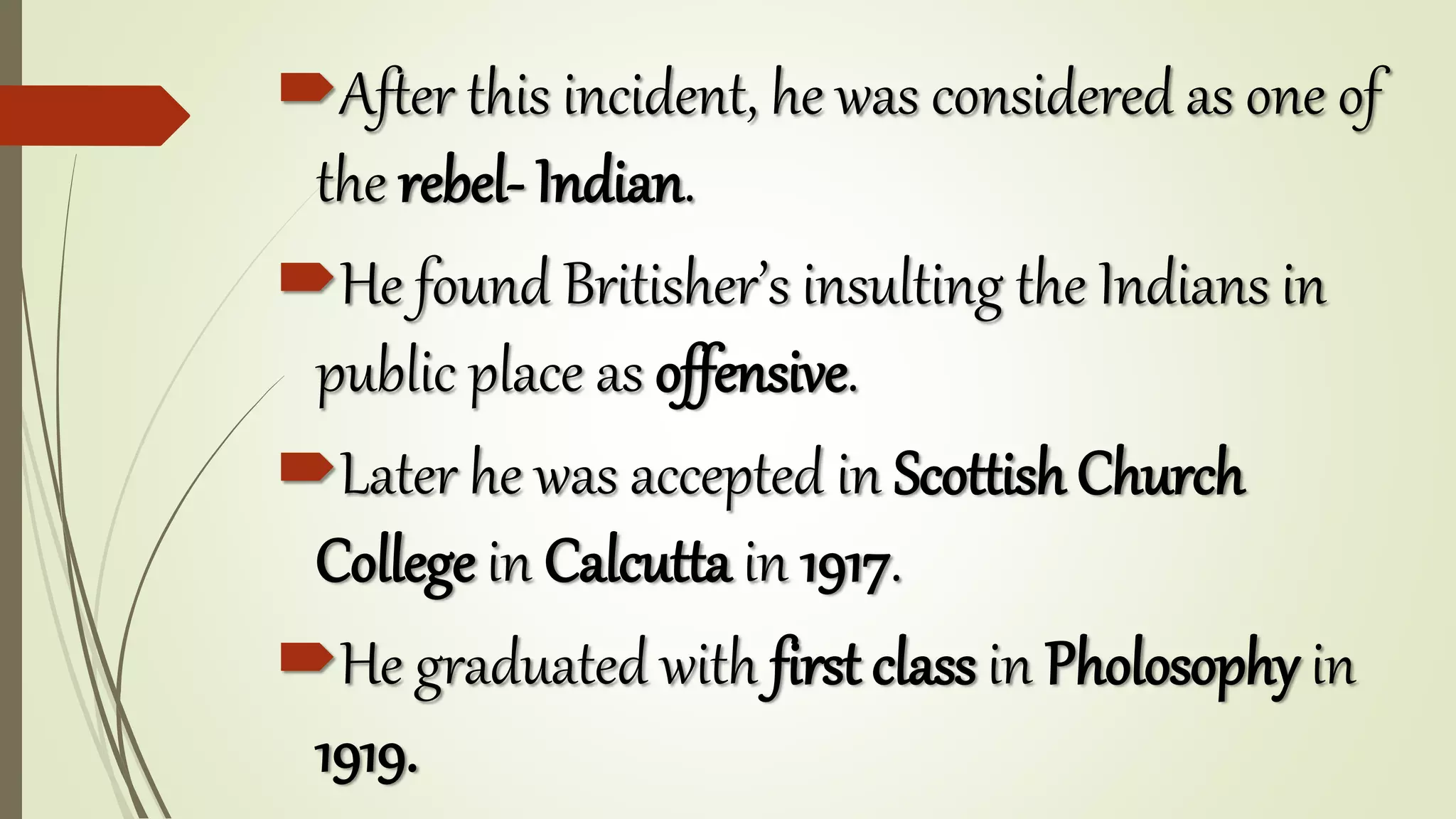 Subhash Chandra Bose | PPTX