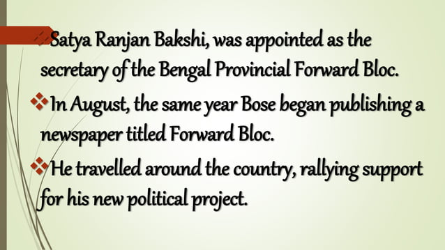 Subhash Chandra Bose | PPTX