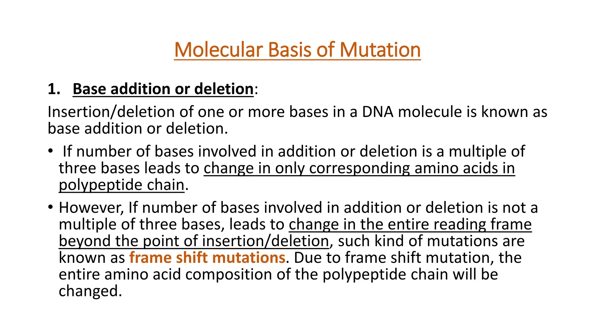 Mechanism of chemical mutagens to induce mutation | PPTX