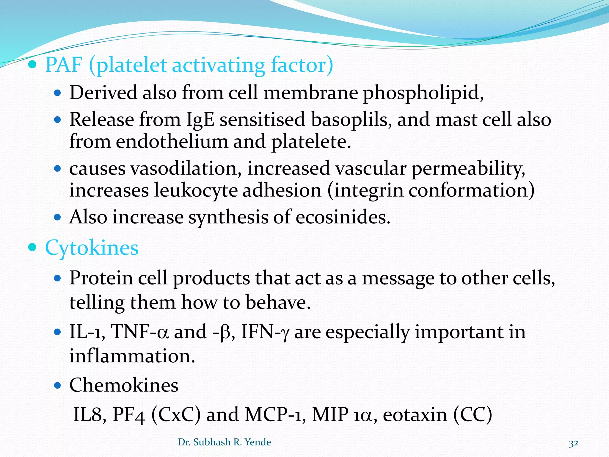 Mechanism of inflammation | PPT