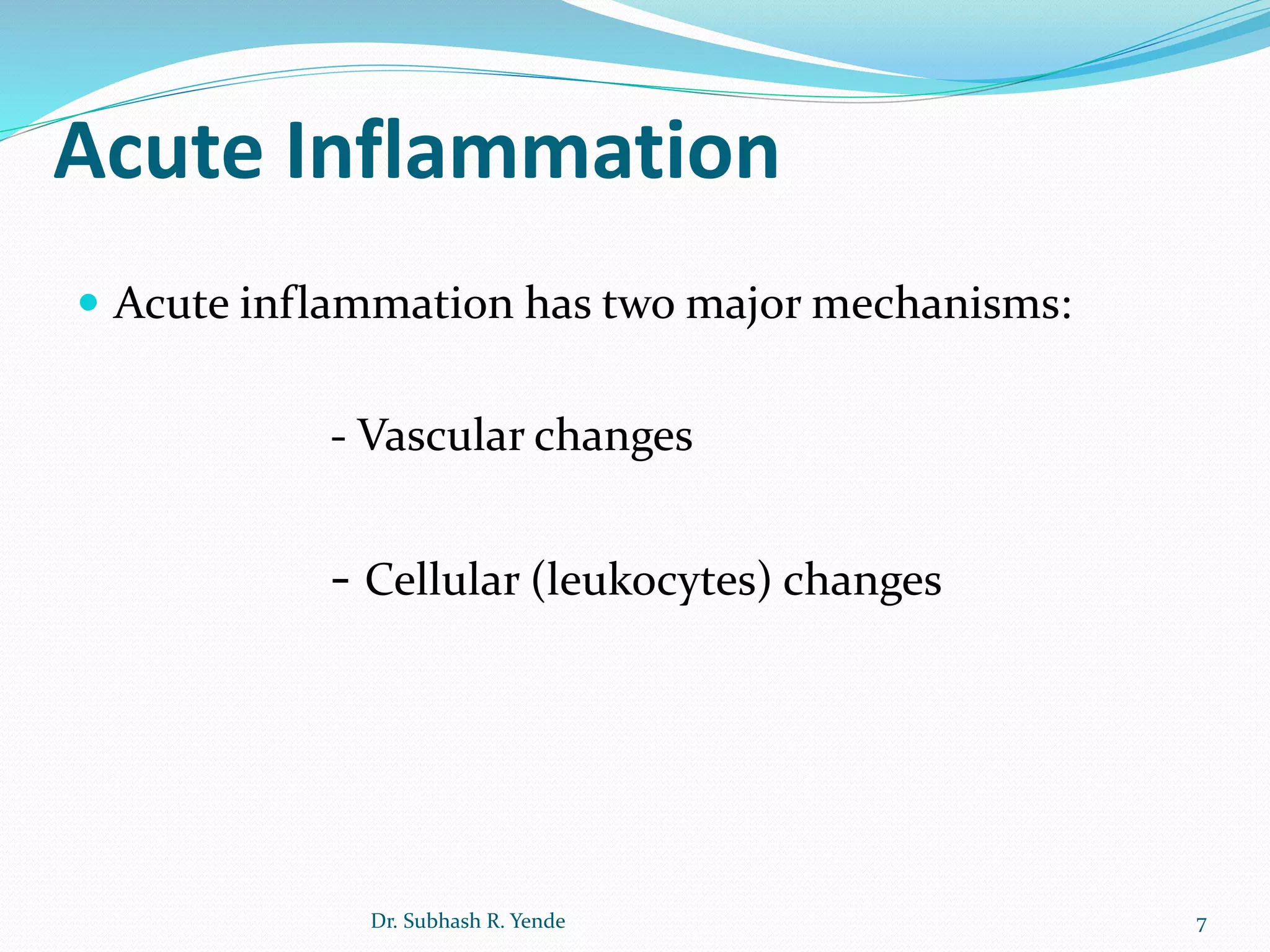 Mechanism of inflammation | PPT