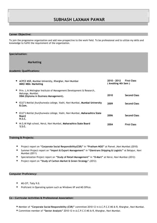 Subhash pawar new | DOC