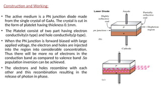 Semiconductor laser by Subhashree behera | PPTX