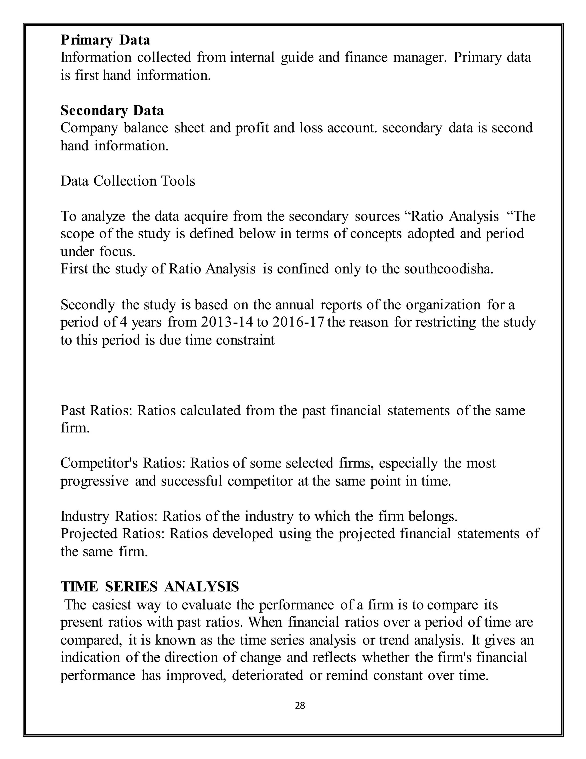Ratio Analysis project | DOCX | Business Accounting & Finance | Business