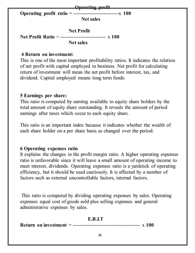 Ratio Analysis project | DOCX | Business Accounting & Finance | Business