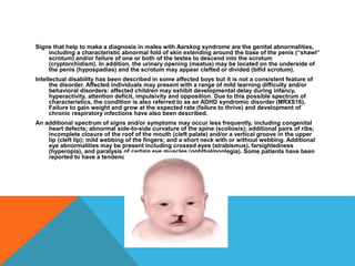 AARSKOOG SYNDROME | PPTX