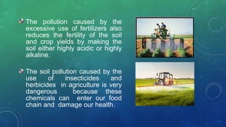 Agricultural Soil Pollution and its reclamation to conserve soil and ...