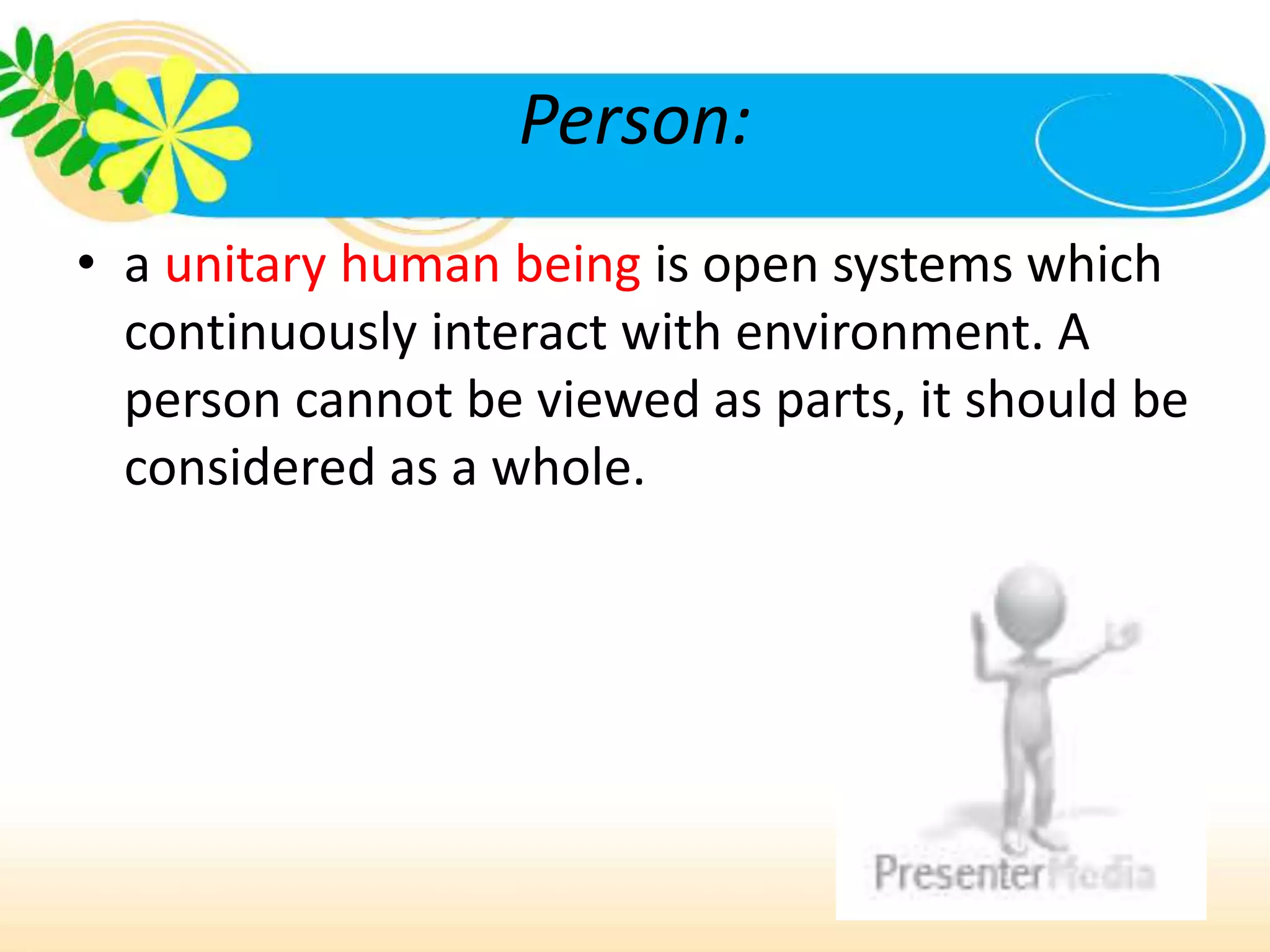 NURSING THEORY Martha Rogers - The Science of Unitary Human Beings | PPTX