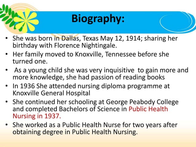 NURSING THEORY Martha Rogers - The Science of Unitary Human Beings ...
