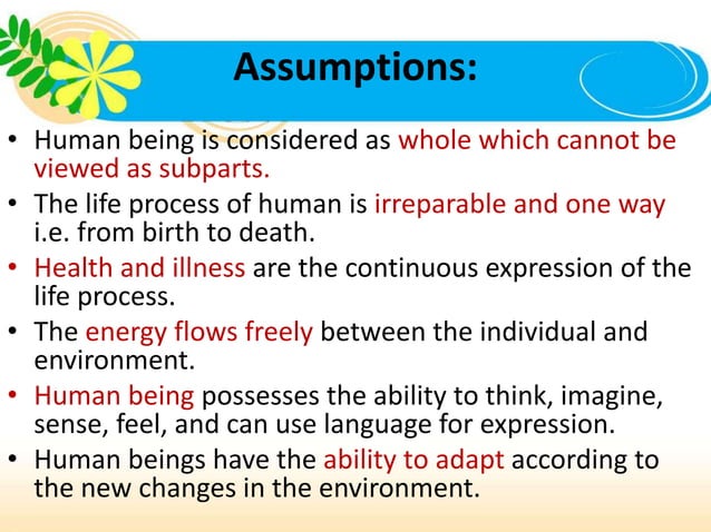 NURSING THEORY Martha Rogers - The Science of Unitary Human Beings ...