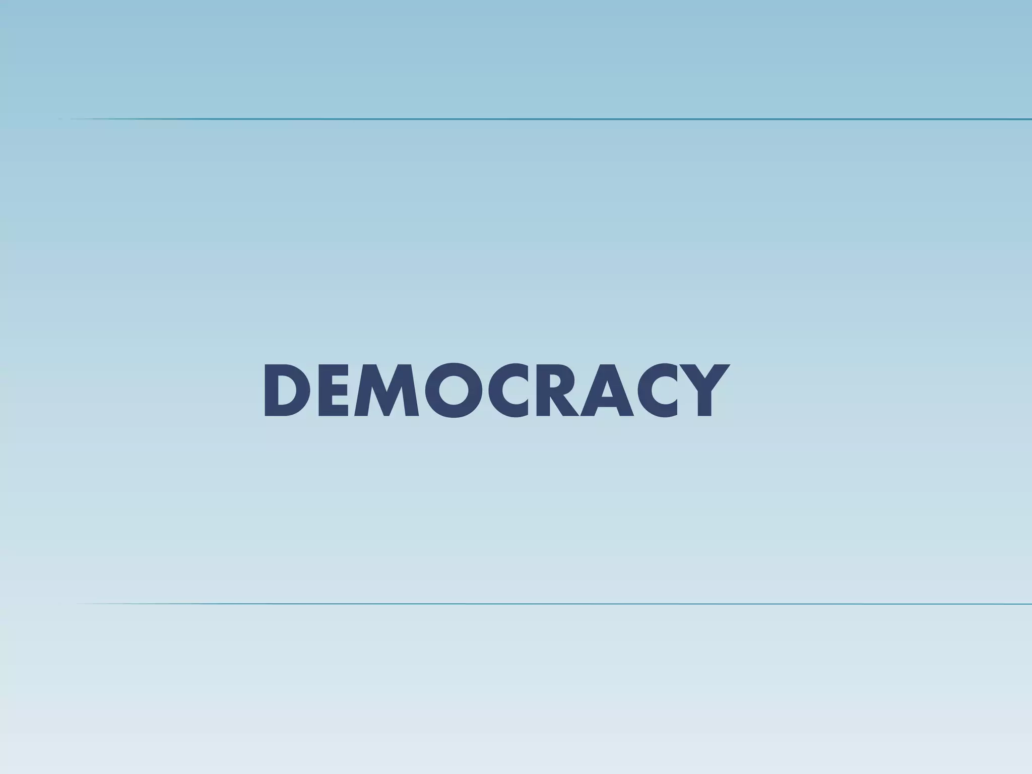 DEMOCRACY | PPT