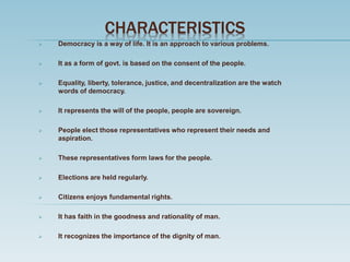 DEMOCRACY | PPT