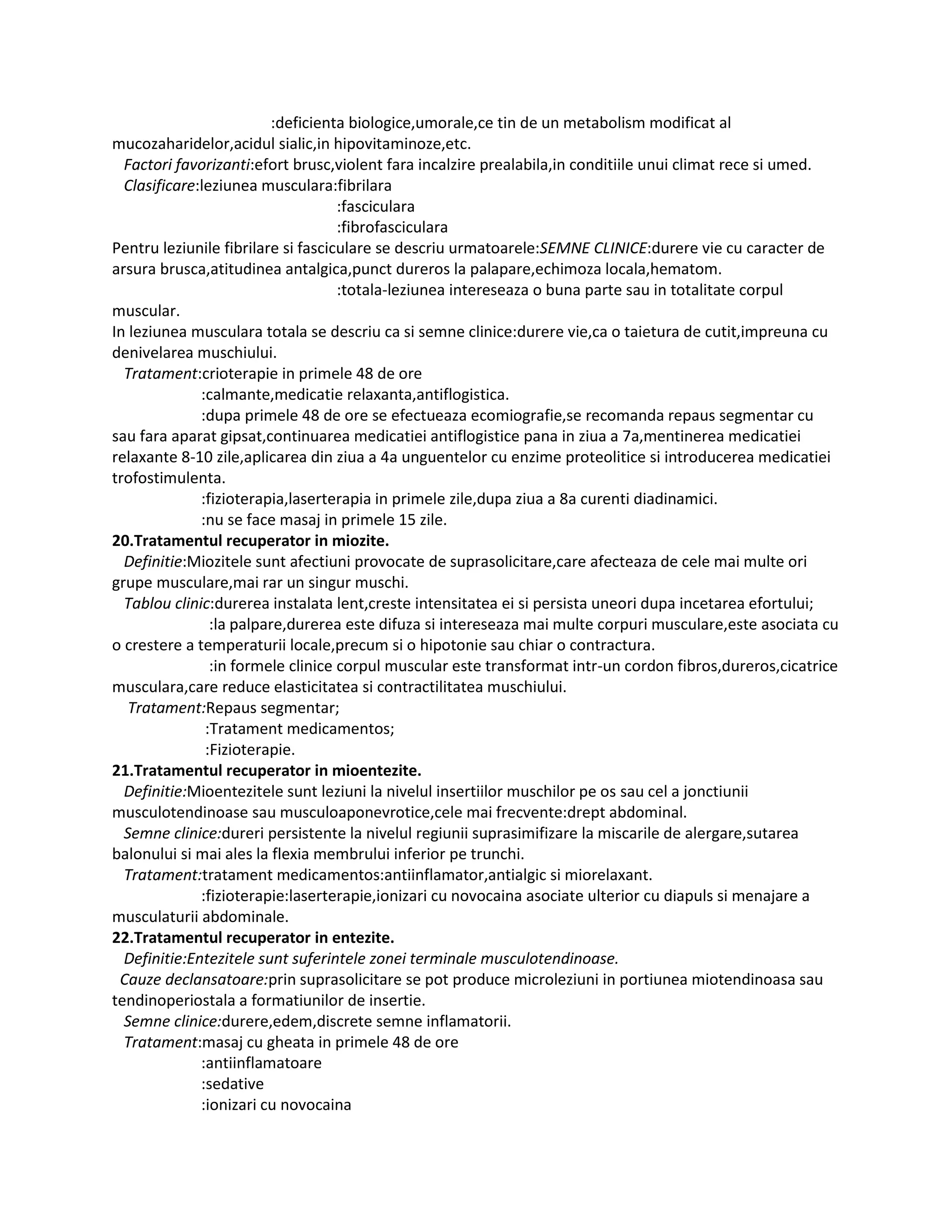 Subiecte kinetoterapia in traumatologia sportiva | DOCX