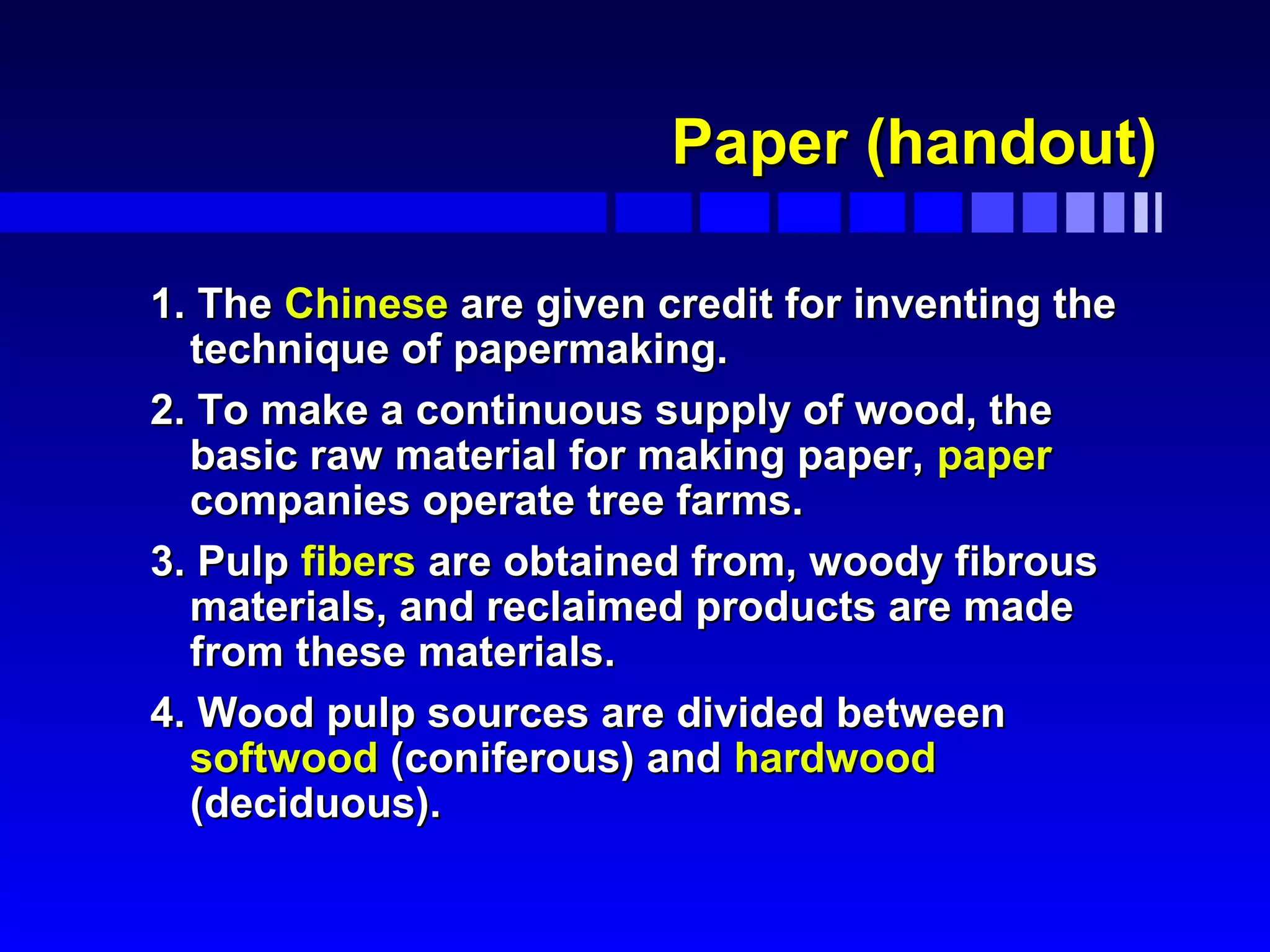 paper making | PPT