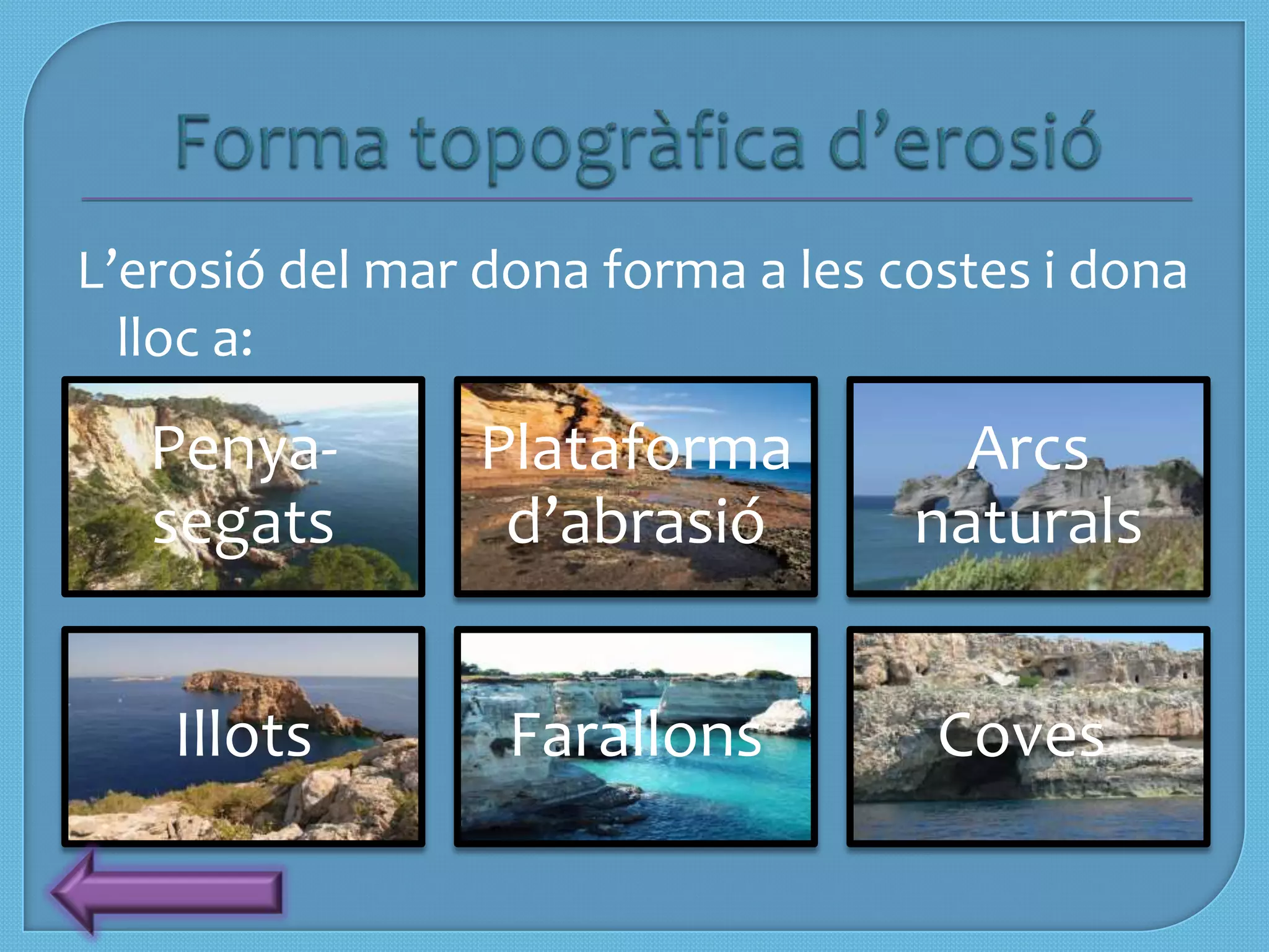 Agent geológic extern: El mar | PPSX