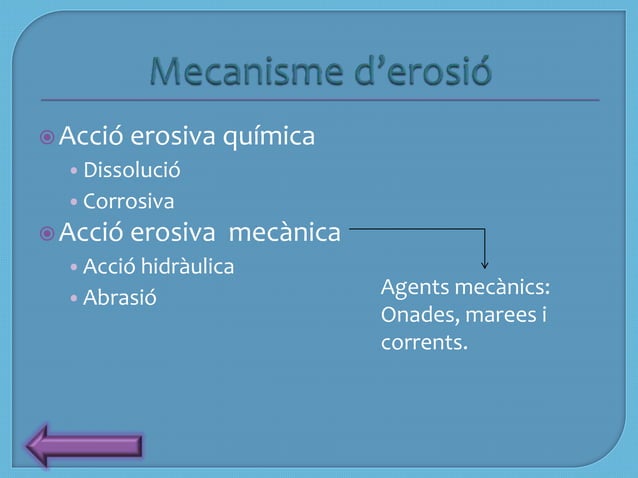 Agent geológic extern: El mar | PPSX