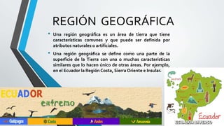 Regiones geográficas | PPTX