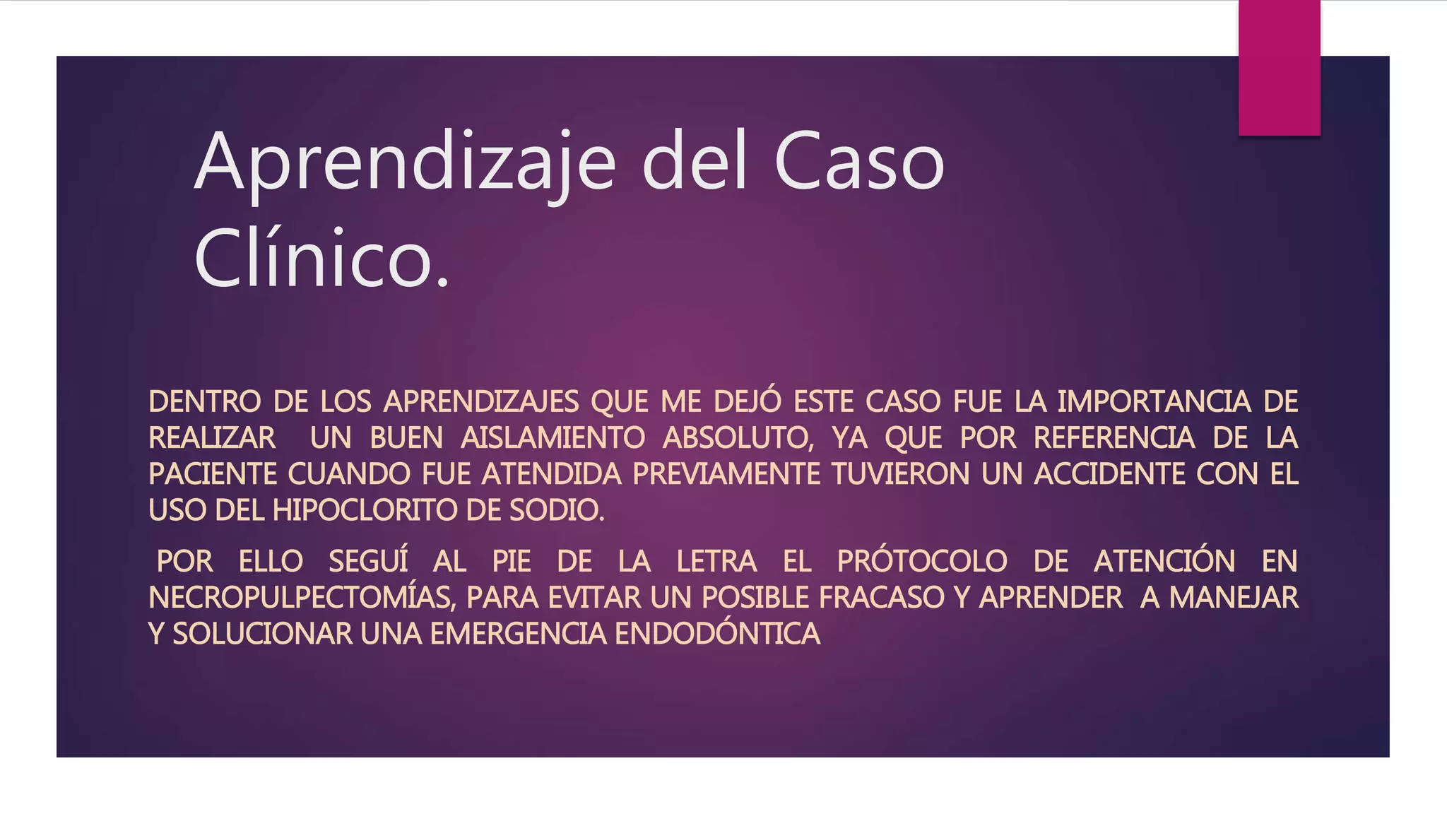 CASO CLINICO DE UN ABSCESO ALVEOLAR AGUDO | PPTX