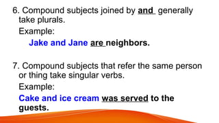 Subj.verb agreement | PPT
