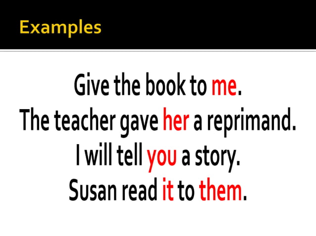 Subject.object Pronouns | PPT