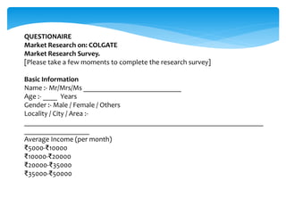 COLGATE | PPTX