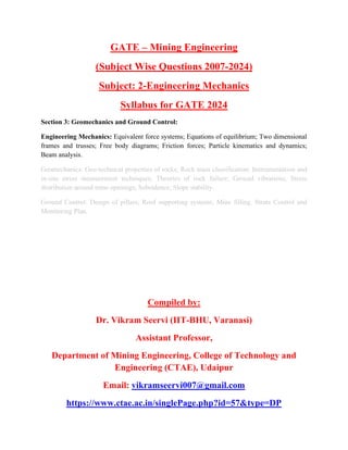 Subject-2 Engineering Mechanics GATE Questions.pdf