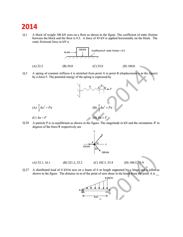 Subject-2 Engineering Mechanics GATE Questions.pdf
