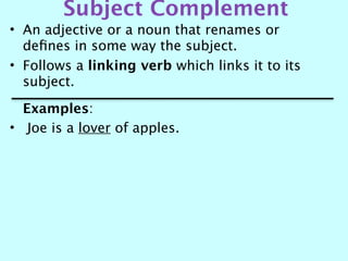 Subject and-object-complement | KEY
