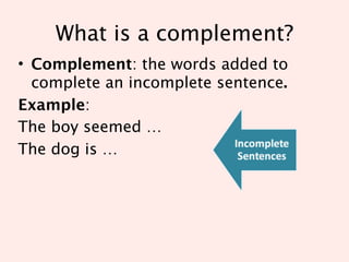 Subject and-object-complement | KEY