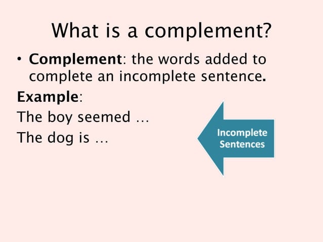 Subject and-object-complement | PPT