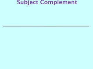 Subject and-object-complement | KEY