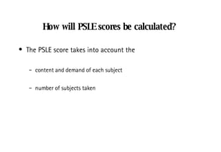 Subject Based Banding - Bukit Panjang Pri Mathematics Curriculum | PPT