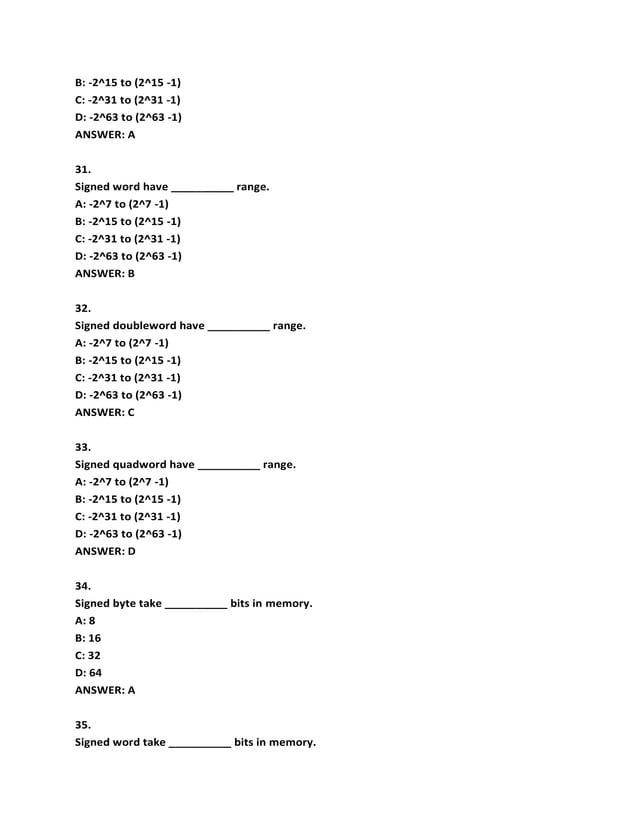 Computer Assembly MCQ | PDF | Programming Languages | Computing