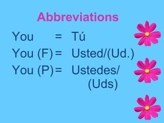 Subject Pronouns | PPT
