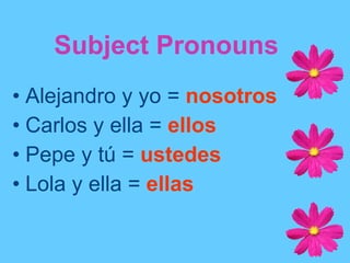 Subject Pronouns | PPT