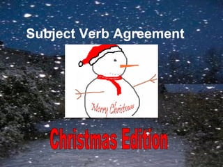 Subject Verb Agreement | PPT